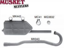 Kawasaki Motorcycle Mufflers / Silencers – Musket Mufflers