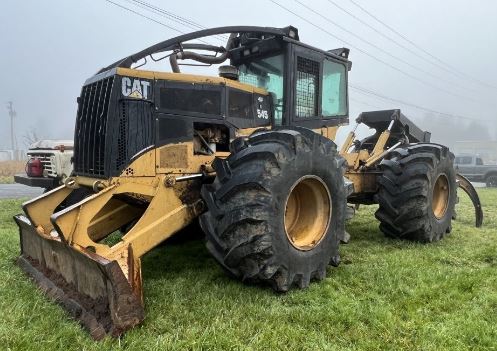 Caterpillar 545 Skidder Muffler and stack – Musket Mufflers