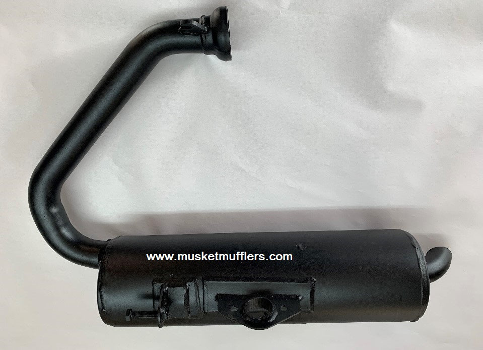 Yamaha Viking Muffler and Pipework| Musket Mufflers