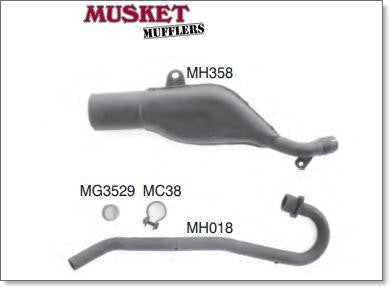 Honda Motorcycle Mufflers / Silencers – Musket Mufflers