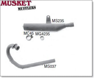Suzuki Motorcycle Mufflers / Silencers – Musket Mufflers